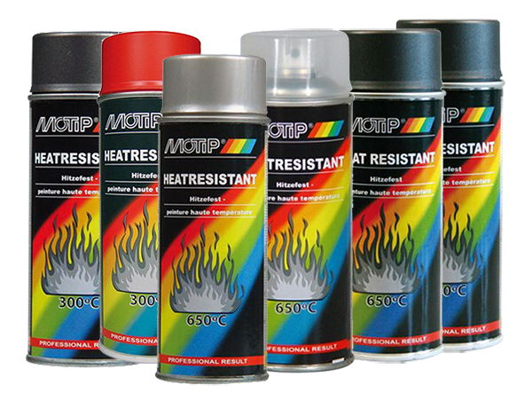 Motip Heat Rasistant paint 400 ml - Boja u spreju za visoke temperature ...